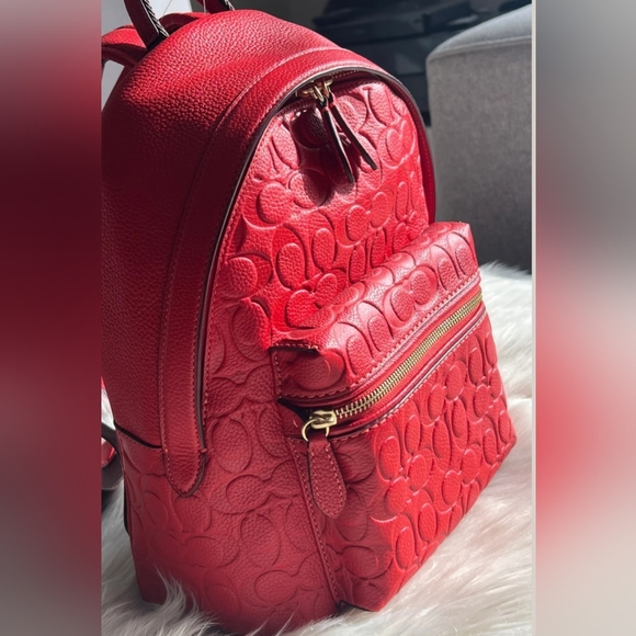Coach | Bags | Coach Charter Backpack 24 In Signature Leather | Poshmark